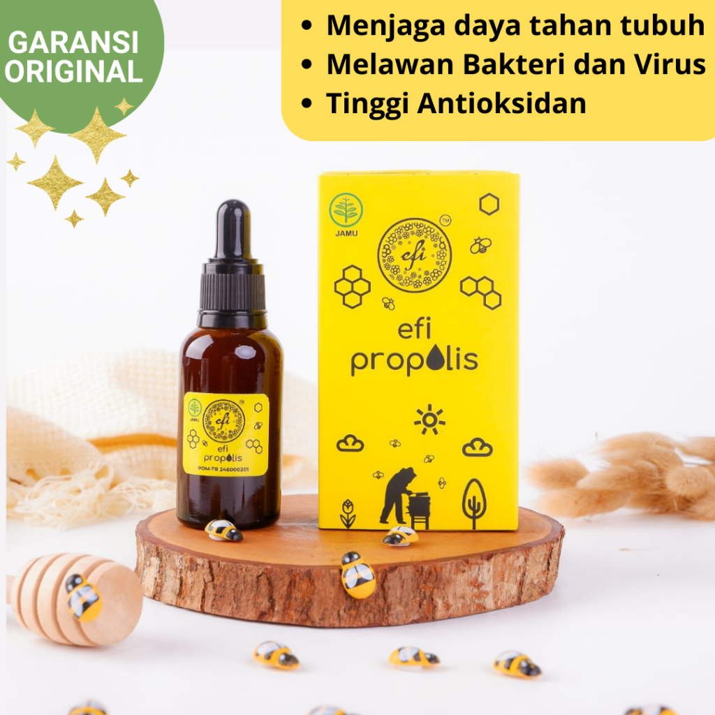 Jual Efi Propolis Original 100%(30 ml) Alami Non Alkohol Antioksidan ...