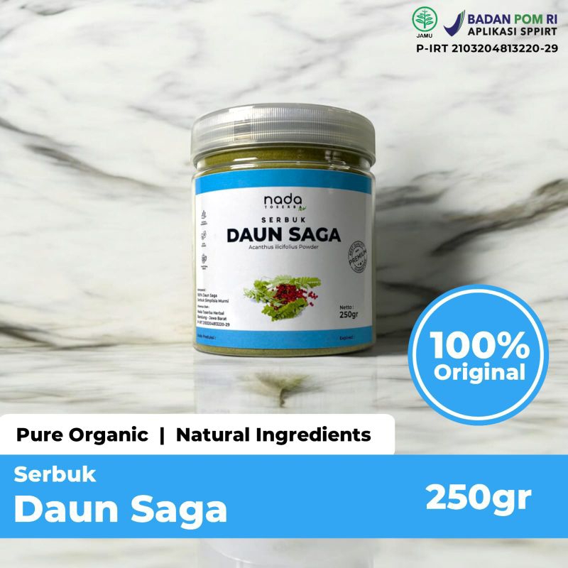 Jual DAUN SAGA Bubuk Serbuk Premium | Herbal Batuk & Flu | Abrus ...