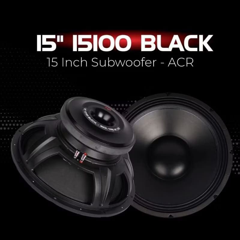 Jual Speaker ACR 15 inch 15100 BLACK 1800 watt - Speaker ACR 15 ...
