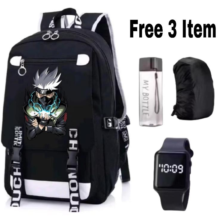 Jual CB [COD] TAS ANAK ANAK KARAKTER ANIME - TAS ANIME KAKASHI - RANSEL ...