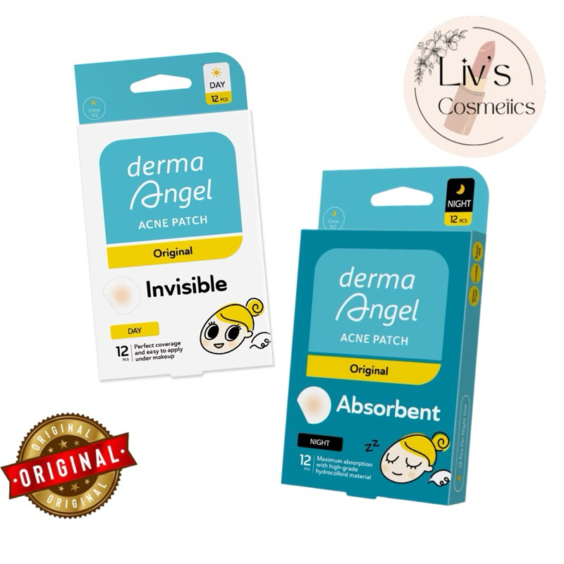 Jual Derma Angel Acne Patch Day (12 Patch) / Night (12 Patch) | Shopee ...