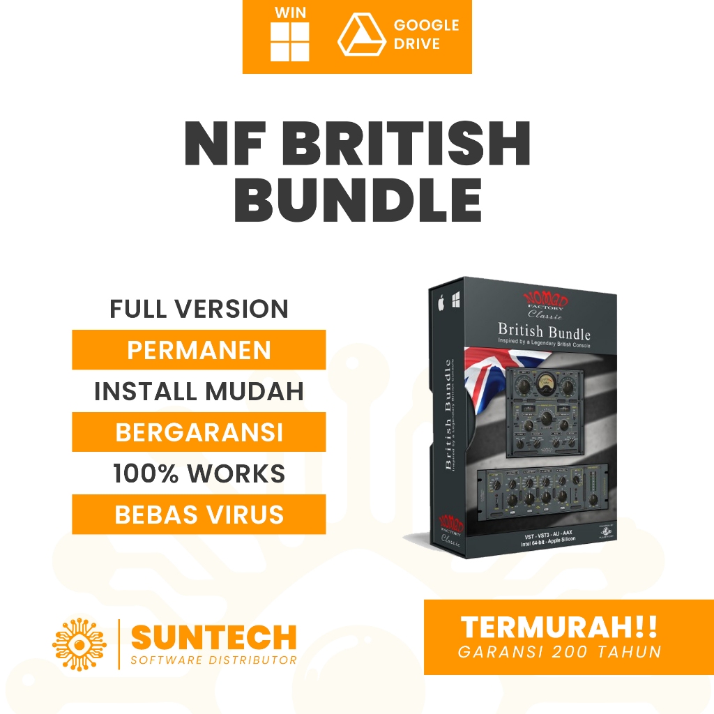 Jual Nomad Factory - NF British Bundle | Windows VST Audio Plugin ...