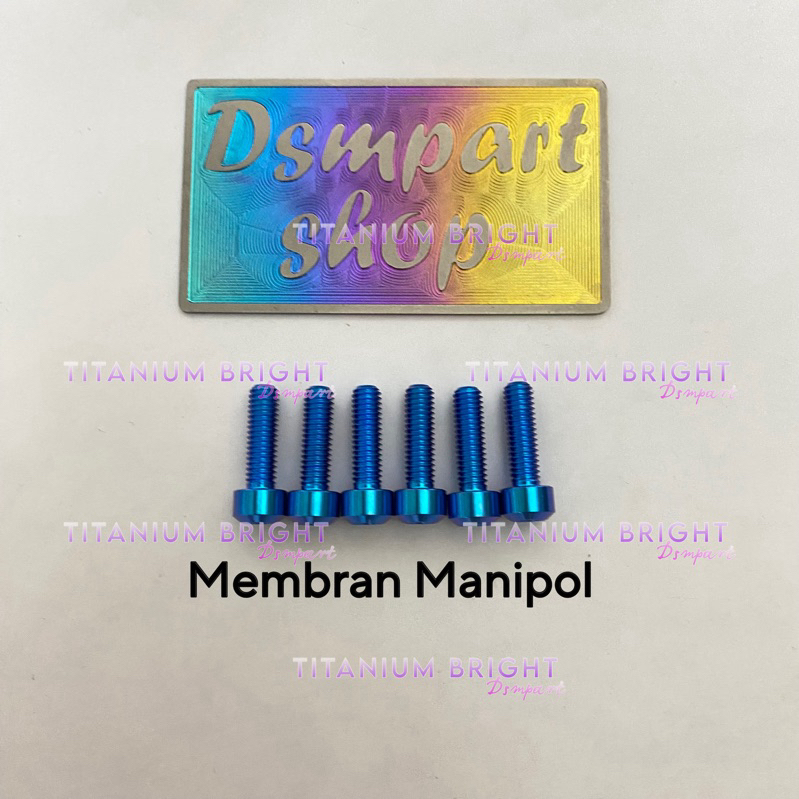 Jual Baut Titanium Membran Intake Manipol Manifold Ninja SS R RR New ...