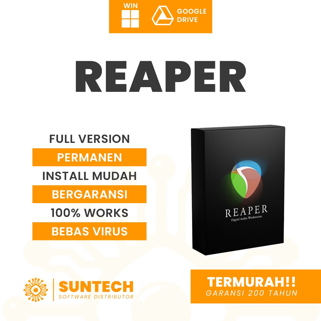 Jual REAPER 2024 DAW | Windows Digital Audio Workstation | Shopee Indonesia