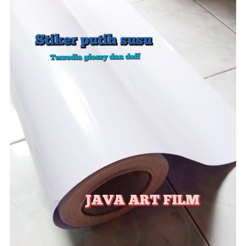 Jual sticker , sticker kaca putih susu white board/sticker hitam solid ...