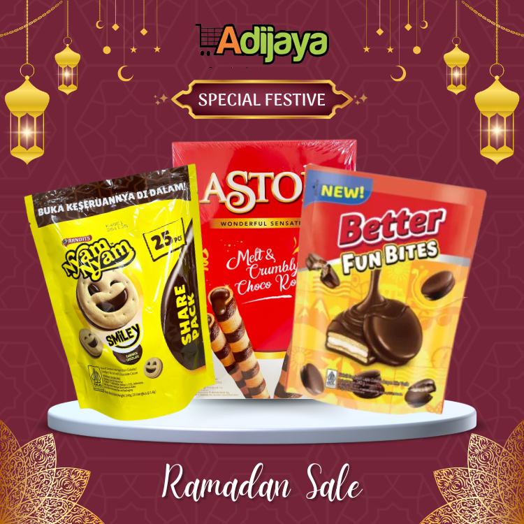Jual Promo Festive Special Ramadhan Jajan Wafer Wafello Pouch 3 Rasa ...