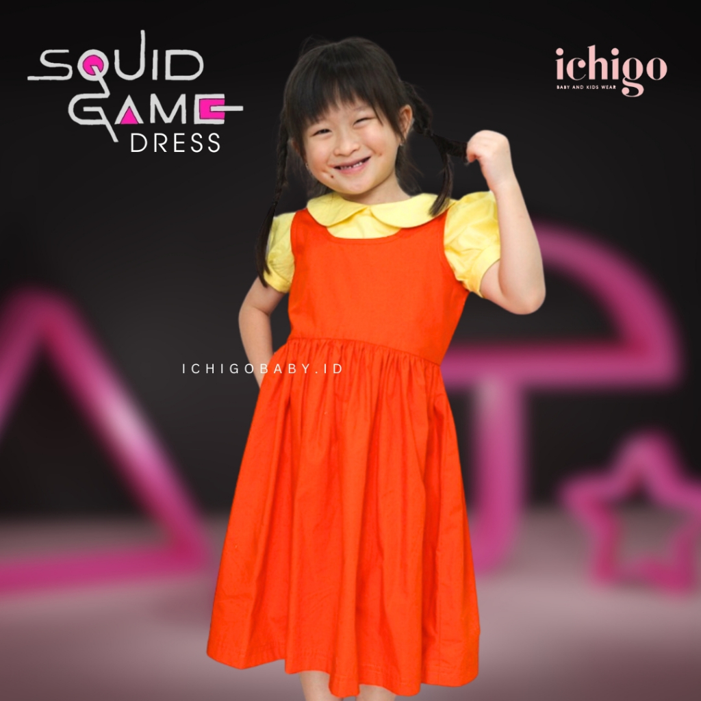 Jual Squid Game Doll Play Dress Baju Anak Lucu by Ichigobaby Katun ...