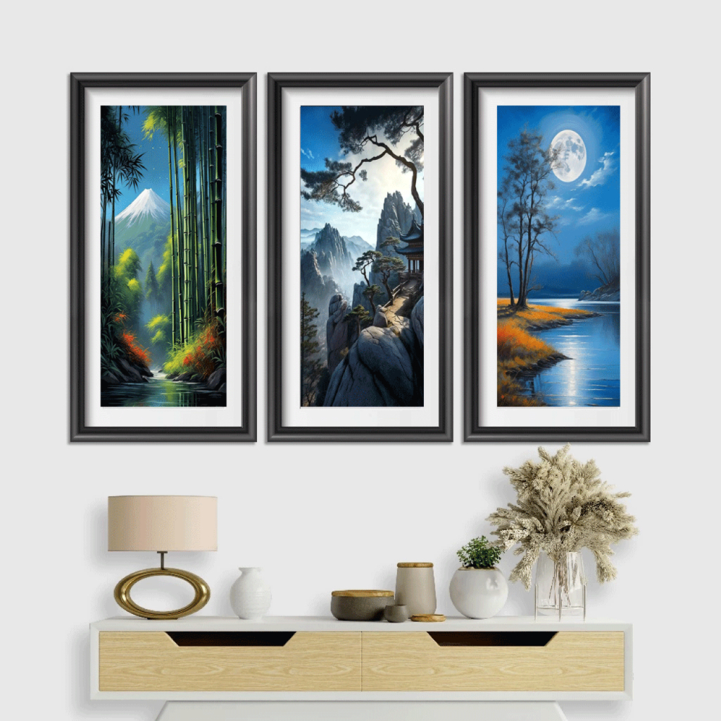 Jual Lukisan realis pemandangan alam asli buatan tangan 100% asli ...