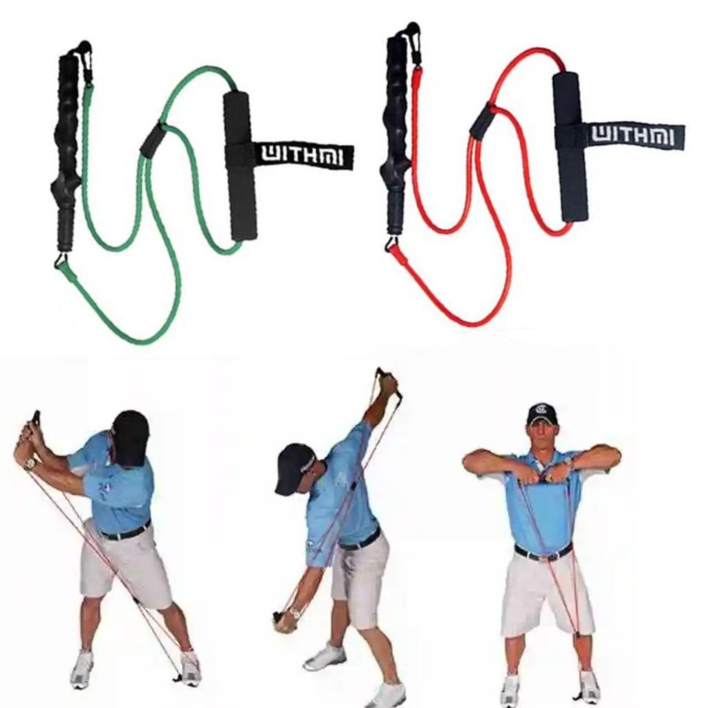 Jual Golf Swing Practice Rope Golf Swing Puller Fitness Tension Swing ...