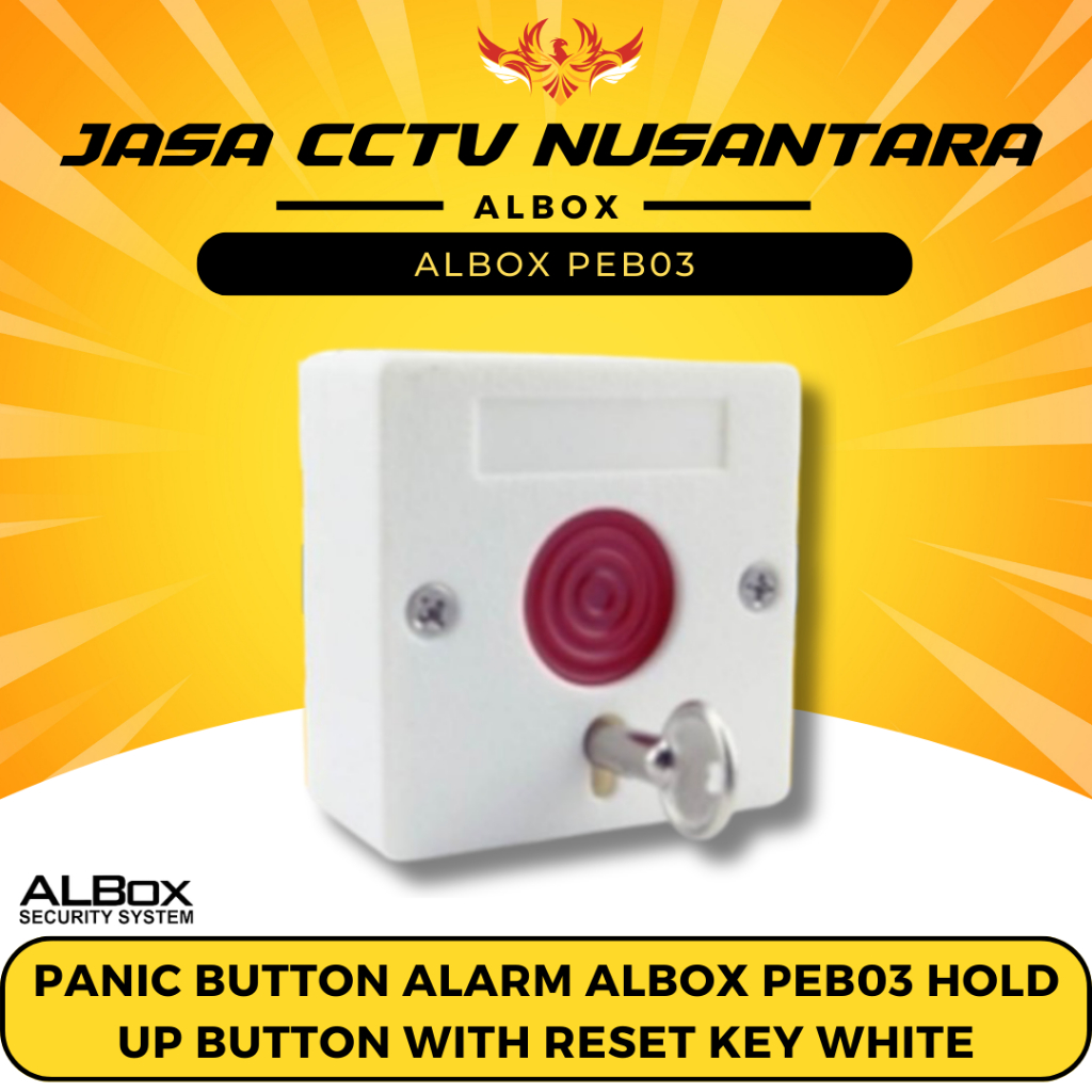 Jual Panic Button Albox PEB03 Hold Up Button with Reset Key | Shopee ...