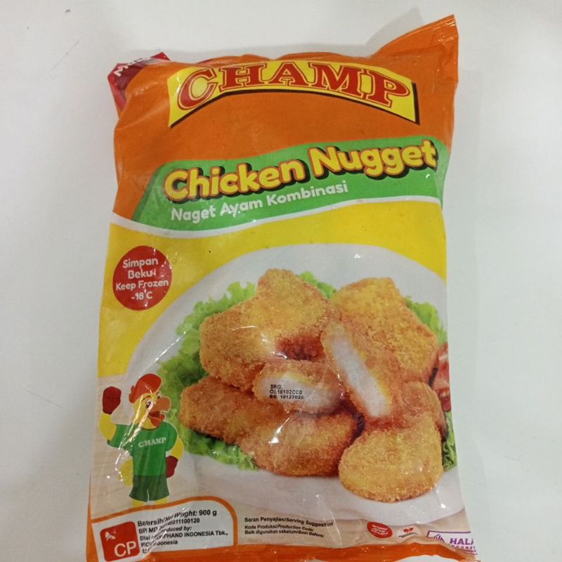 Jual Champ chicken nugget 900gr Nuget ayam frozen | Shopee Indonesia