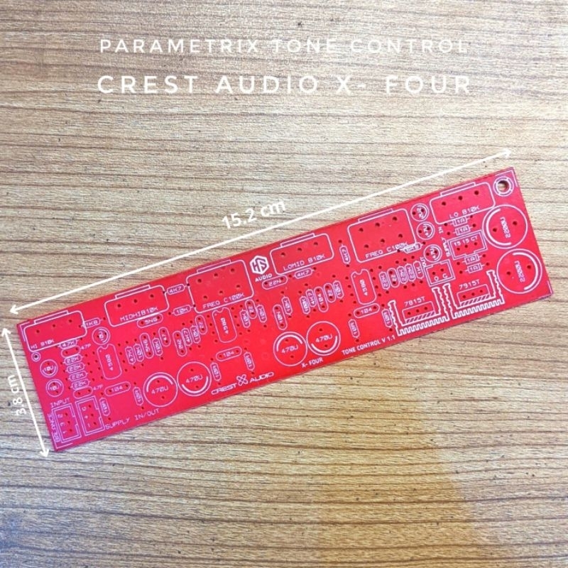 Jual PCB tone control crest audio X four | Shopee Indonesia