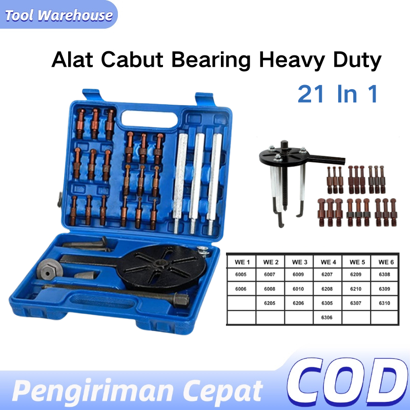 Jual 21 In 1 Alat Cabut Bearing Heavy Duty / Universal Bearing ...