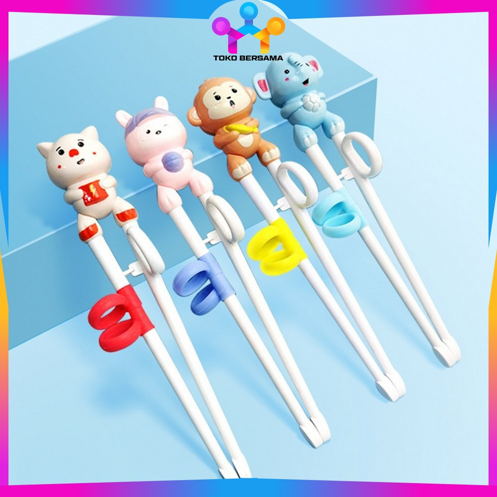 Jual Sumpit Latihan Anak Karakter Hewan Chopstick Baby Training ...