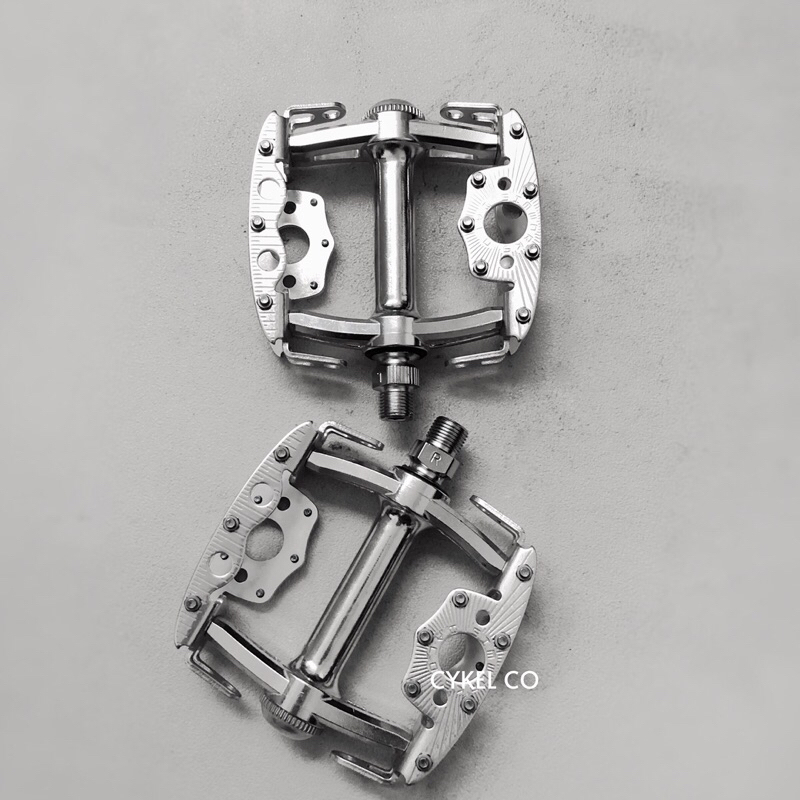 Jual sim works MKS taco pedal silver limited edition | Shopee Indonesia