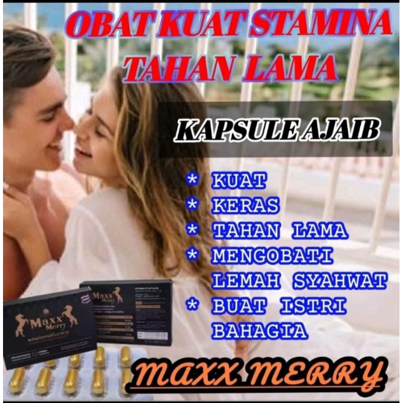 Jual OBAT KUAT MAXX MERRY HERBAL STAMINA PRIA TAHAN LAMA 100% ORIGINAL | Shopee Indonesia