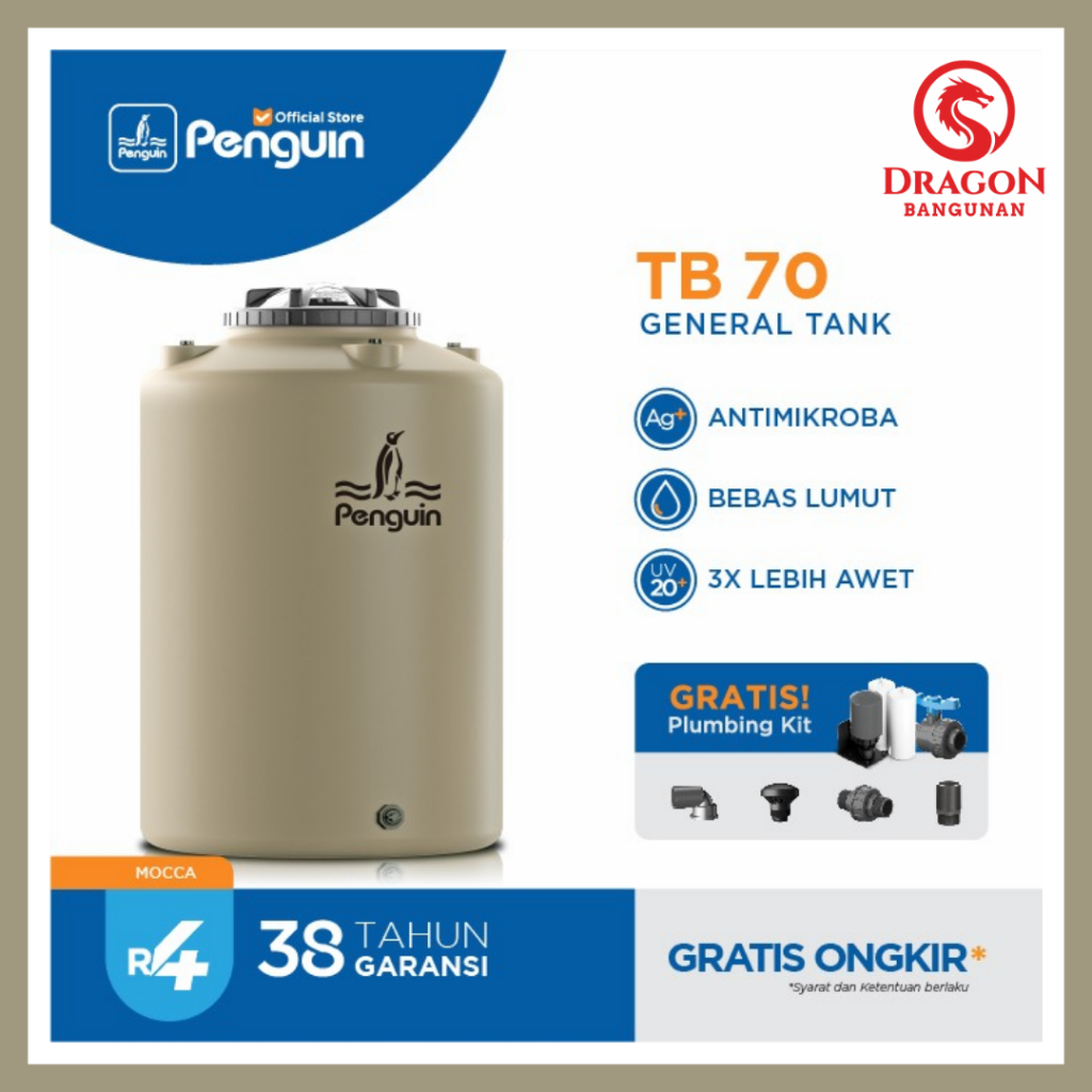 Jual Tangki Air Penguin TB 70 Moca / Toren Air Penguin 650 Liter ...