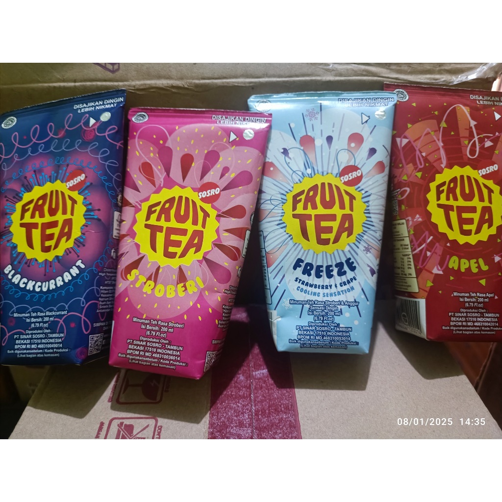 Jual Sosro Fruit Tea Genggam 200 ml [SATUAN] | Shopee Indonesia