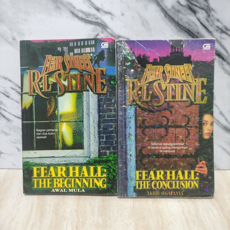 Jual novel fear street R. L. Stine fear hall SET the beginning & the ...