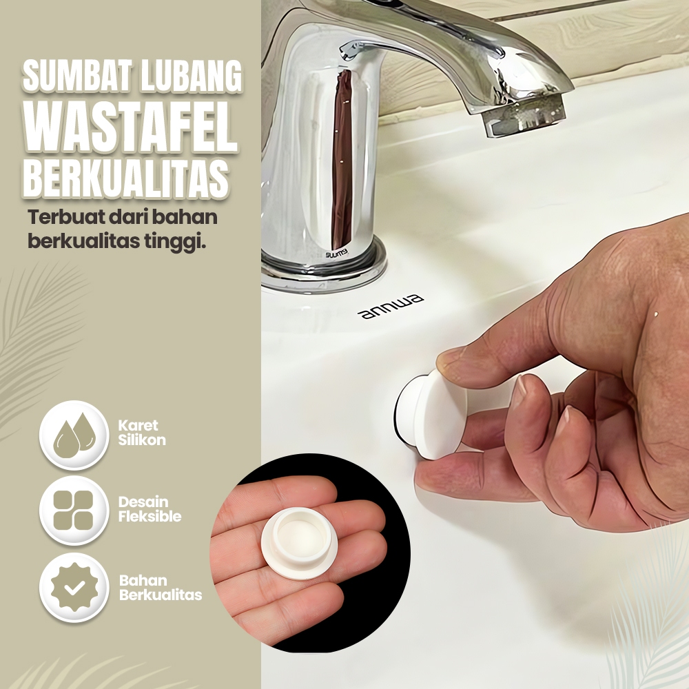 Jual Sumbat silikon untuk wastafel pel kolam baskom baja tahan karat ...