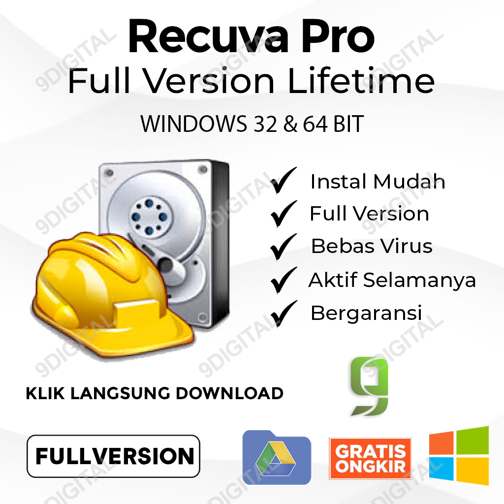 Jual Recuva Pro File Data Recovery v.1.54 Terbaru Full Version Lifetime ...