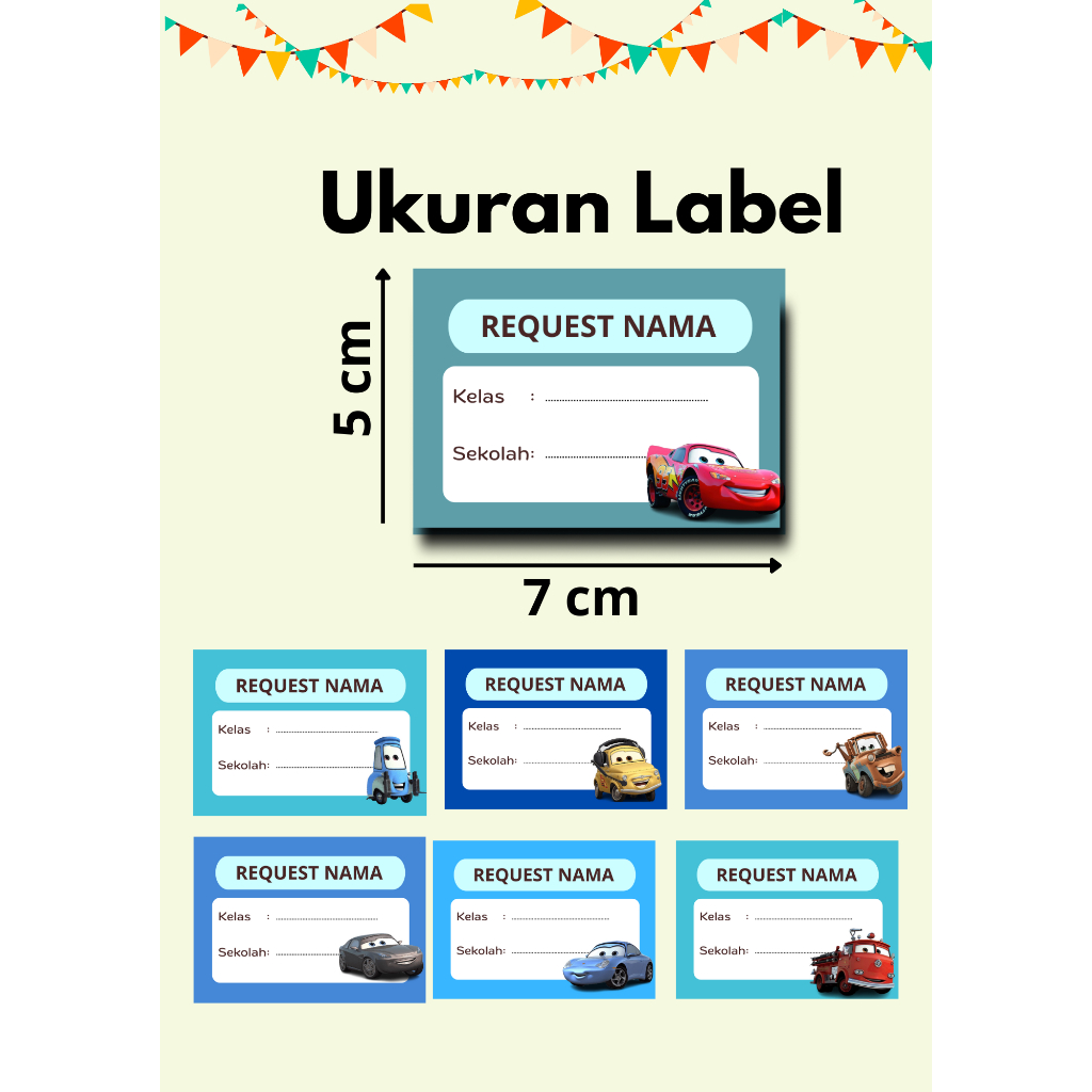 Jual Isi 20 Stiker Mapel - Label Buku Pelajaran Sekolah - Stiker mata ...