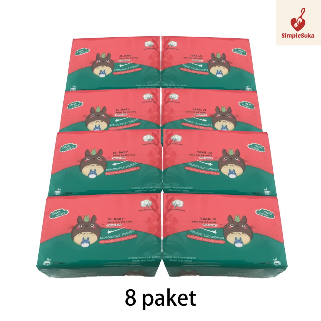 Jual Tissues 4 lapis tebal lembut dan nyaman di kulit 8 Pack | Shopee ...