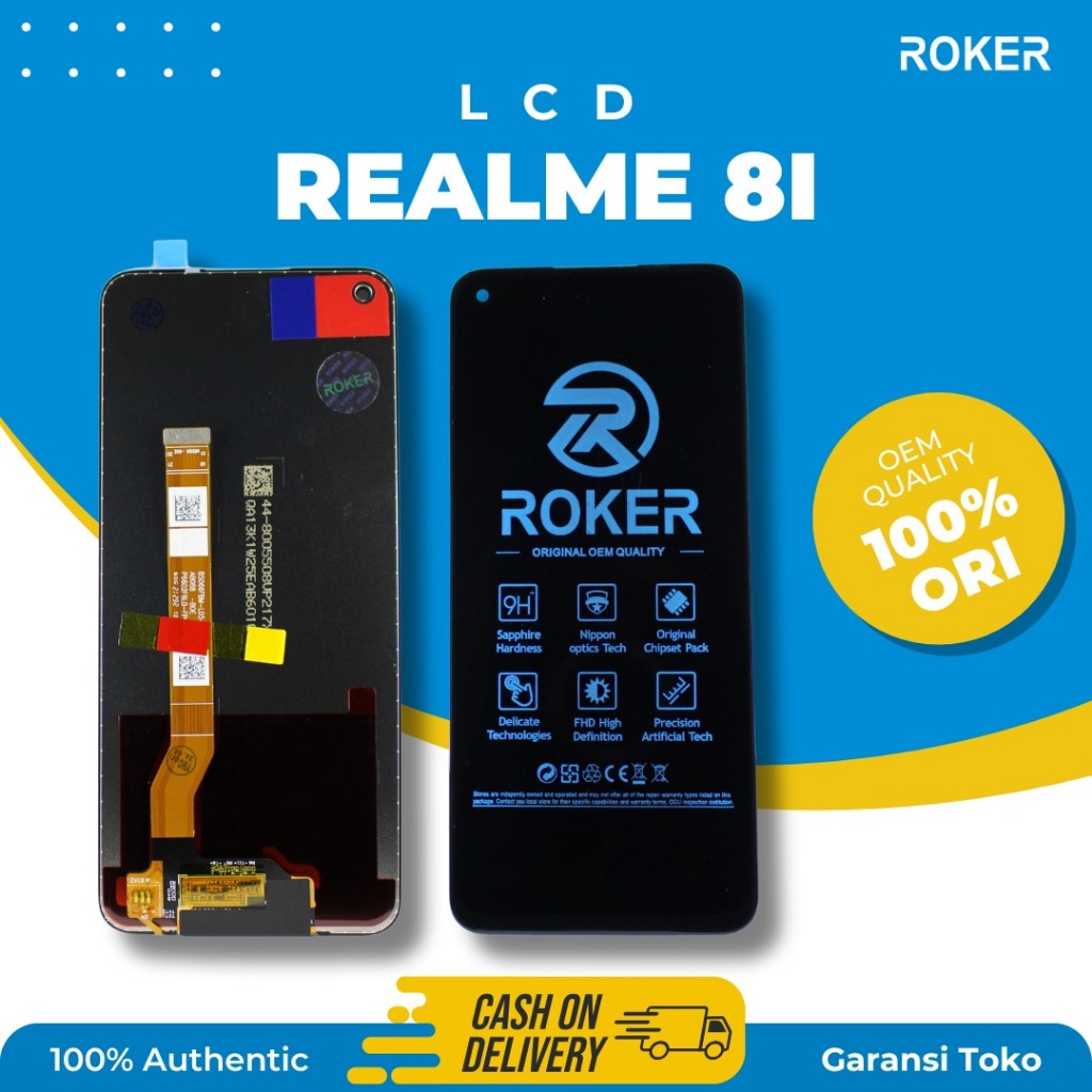 Jual ROKER LCD TOUCHSCREEN REALME 8I TS FULLSET BY ROKER | Shopee Indonesia
