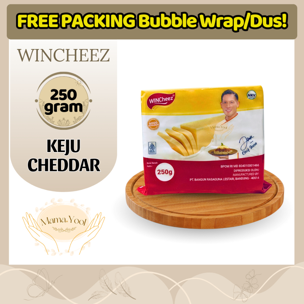 Jual Wincheez Keju Cheddar 250 Gr / Wincheez Regular Cheese 250 gram ...
