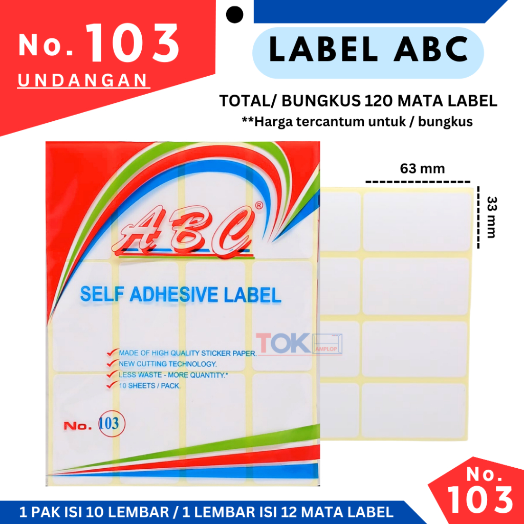 Jual Label Undangan / Stiker Label 103 / STICKER | Shopee Indonesia