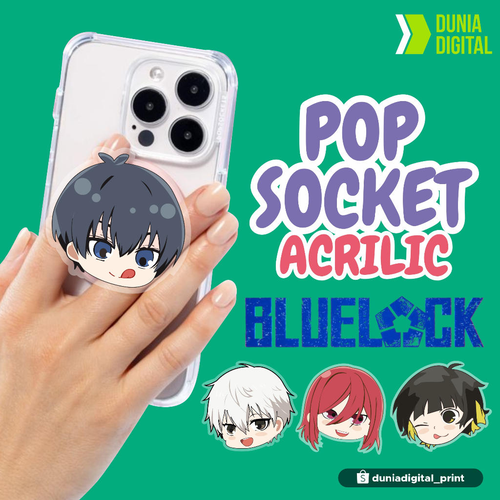 Jual POP SOCKET BLUELOCK - BLUELOCK POP SOCKET - POP SOCKET AKRILIK ...