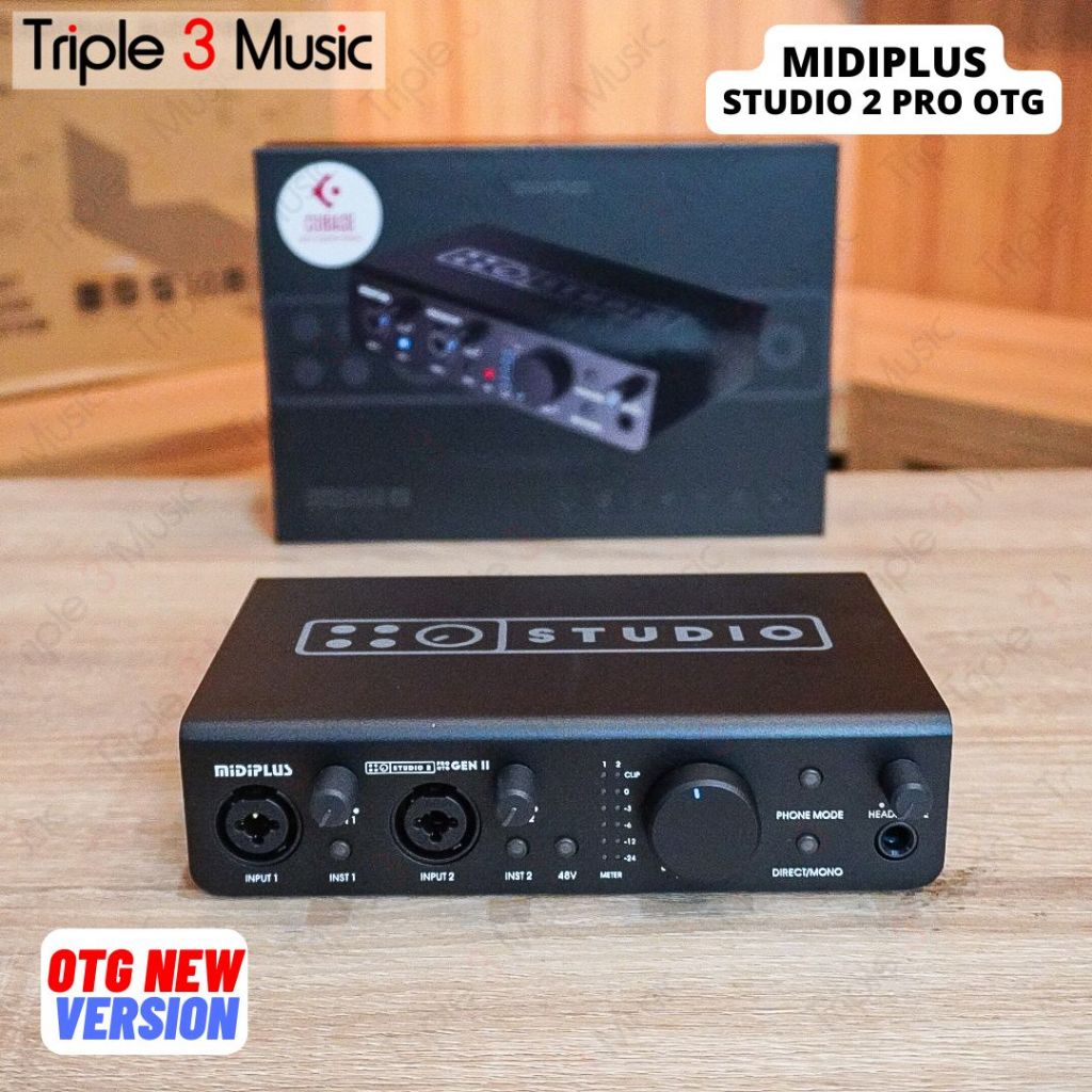Jual MIDIPLUS Studio 2 PRO OTG Soundcard Recording Streaming Triple3music | Shopee Indonesia