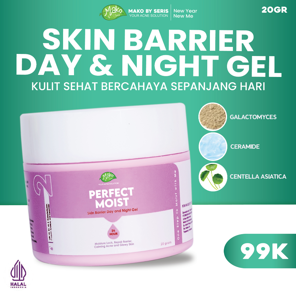 Jual Mako by Seris Moisturizer Perfect Moist Day Night Gel 20gr ...