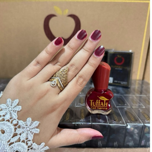 Jual Henna Tuffah Nail Terbaru BPOM Original | Shopee Indonesia