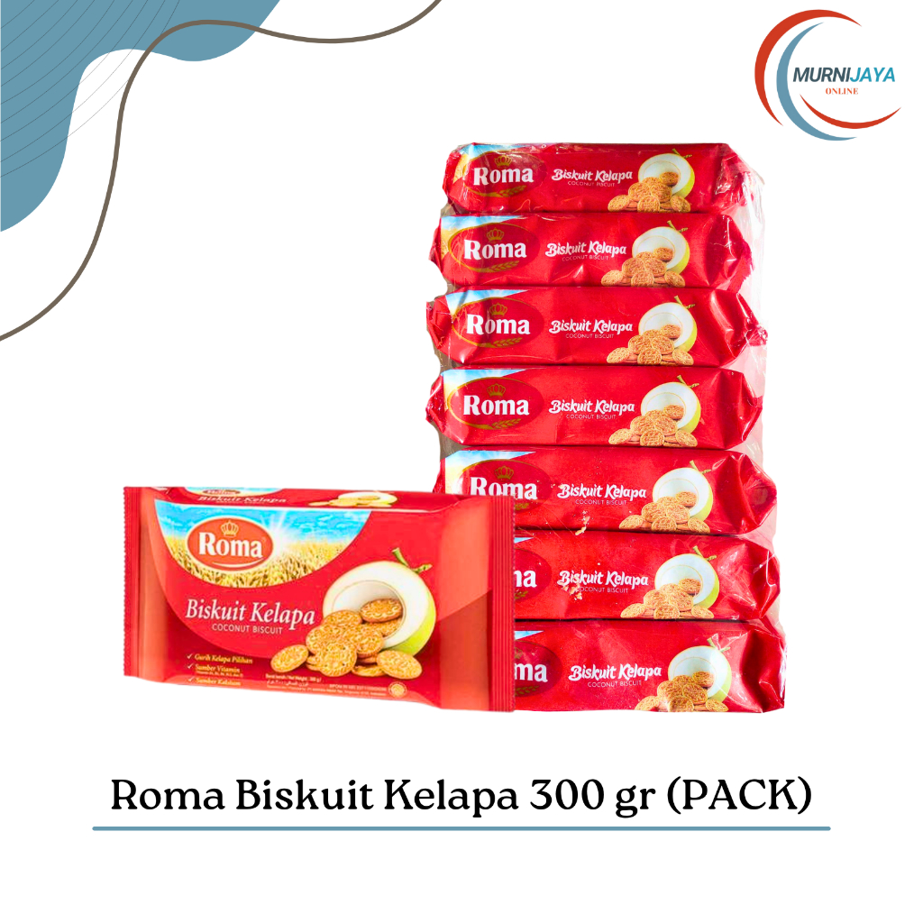 Jual Roma Biskuit Kelapa 300 gr (PACK - Isi 7 PCS) | Shopee Indonesia