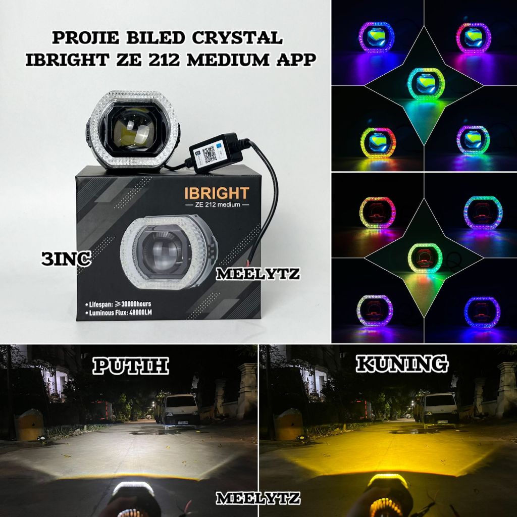 Jual IBRIGHT ZE 212 MEDIUM APP - Projie Biled Crystal 3inc All Weather ...