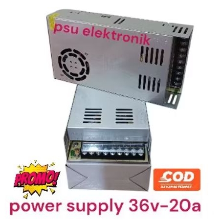Jual POWER SUPPLY 36V 20A / PSU 36V 20A SWITCHING POWER ADAPTOR 36VOLT 20 AMPERE | Shopee Indonesia
