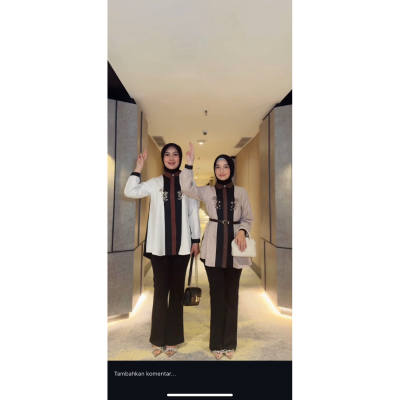 Jual Aruna Blouse by Lonila.id | Shopee Indonesia