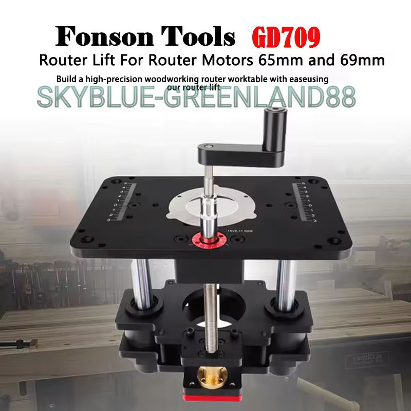 Jual Fonson GD709 Router Lift System Trimming Machine Inverted Lifting ...
