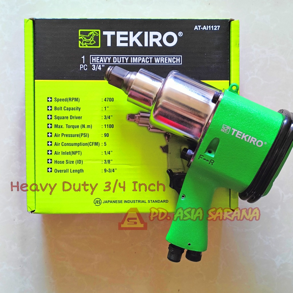 Jual Air Impact Wrench 3/4" Inch TEKIRO AT-AI1127 Heavy Duty Alat ...