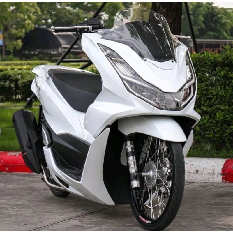 Jual VISOR AKLIRIK WINSHIELD HONDA PCX 160 MODEL STANDAR 3 MILI PNP PCX ...