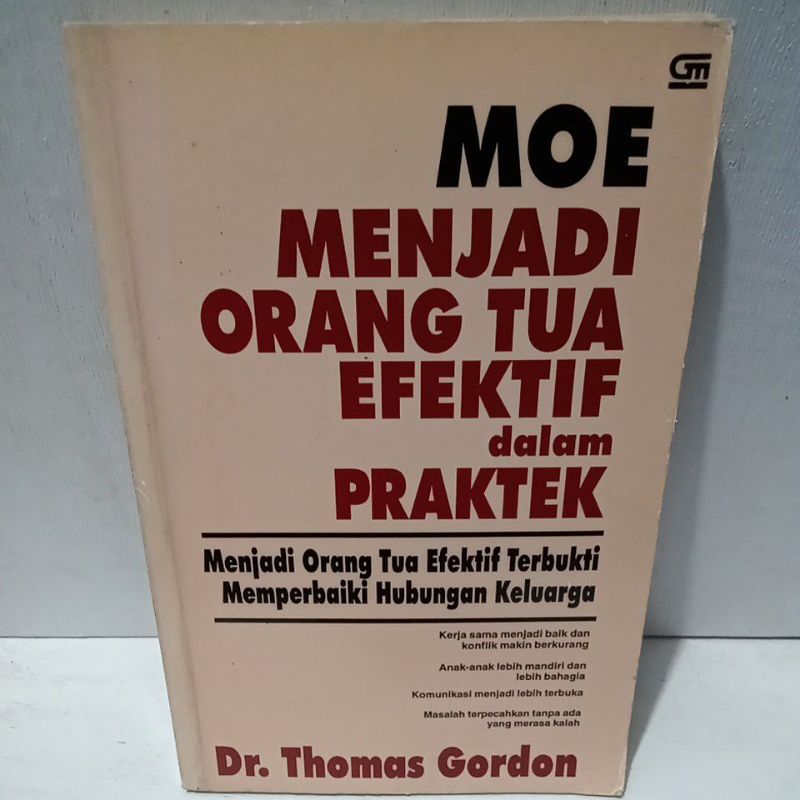 Jual Buku Original MOE MENJADI ORANG TUA EFEKTIF DALAM PRAKTEK - DR ...