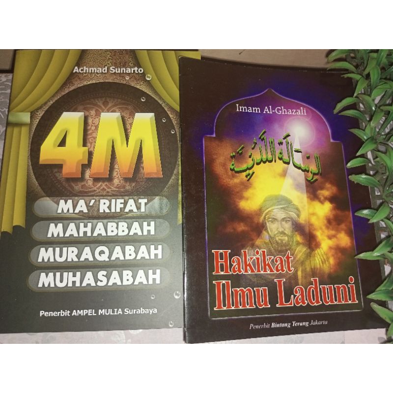 Jual Kitab 4 M ( Ma'rifat,Mahabbah, Muraqabah, muhasabah) & Kitab Rahasia ilmu Laduni / | Shopee ...