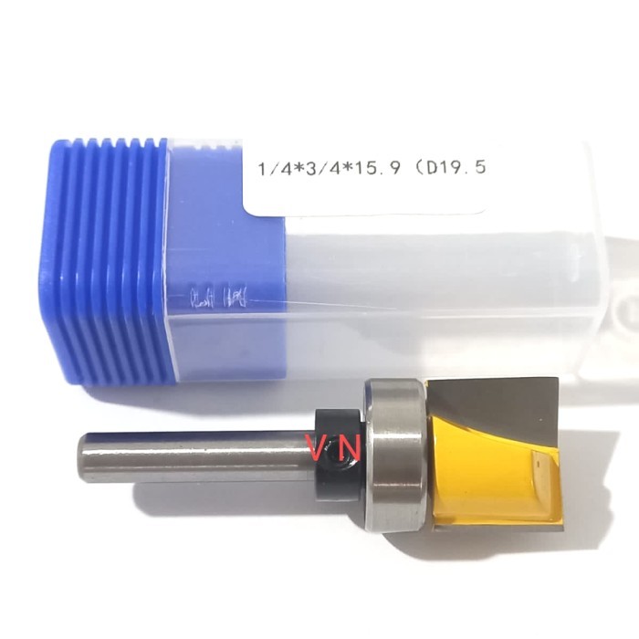 Jual Mata Router/Profil 19mm x 16mm Cleaning Bottom Bit with Bearing ...