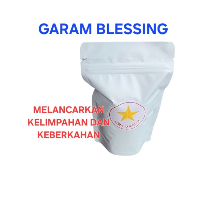 Jual [ 250 GRAM ] GARAM BLESSING MELANCARKAN KELIMPAHAN DAN KEBERKAHAN ...