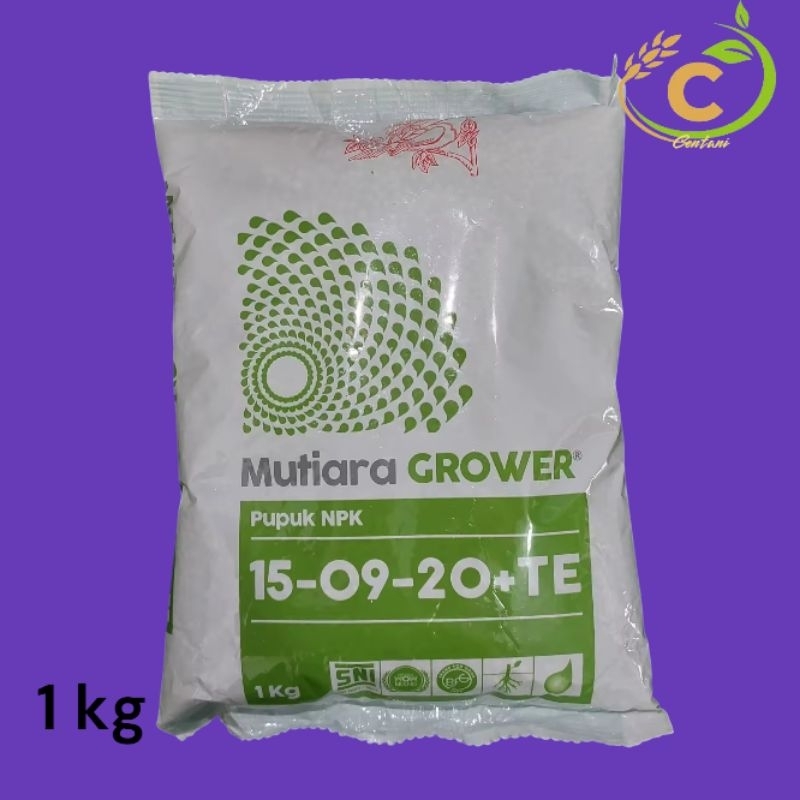 Jual PUPUK NPK GROWER 15-09-20+TE MUTIARA MEROKE KEMASAN 1 KG pupuk | Shopee Indonesia