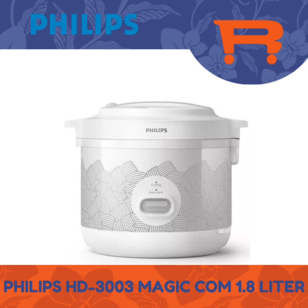 Jual PHILIPS: HD-3003 MAGIC COM 1.8 LITER 3 IN 1 (ANTI LENGKET ...