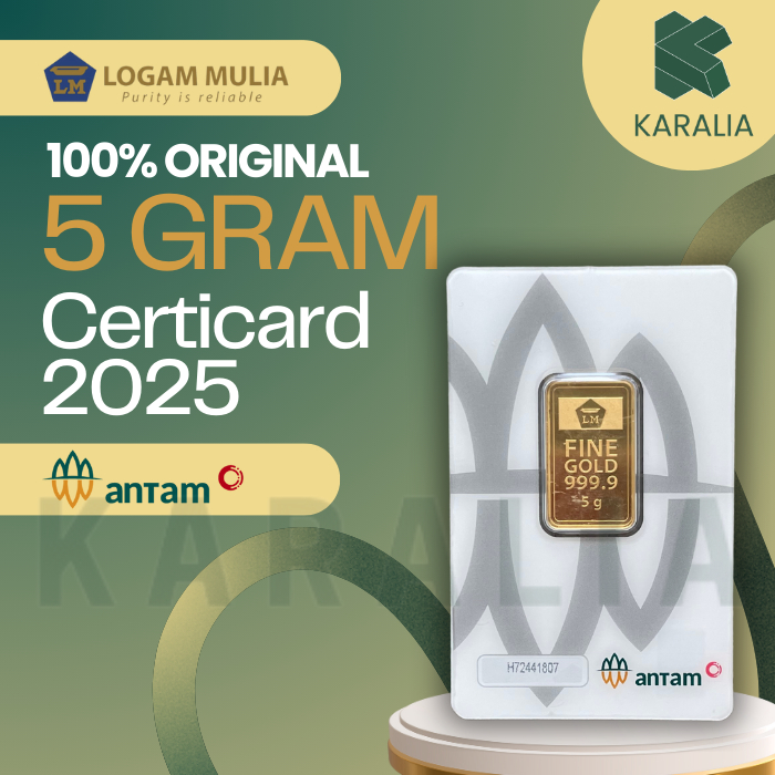 Jual ANTAM LOGAM MULIA 5 GRAM LM ANTAM EMAS ANTAM 5 GRAM | Shopee Indonesia