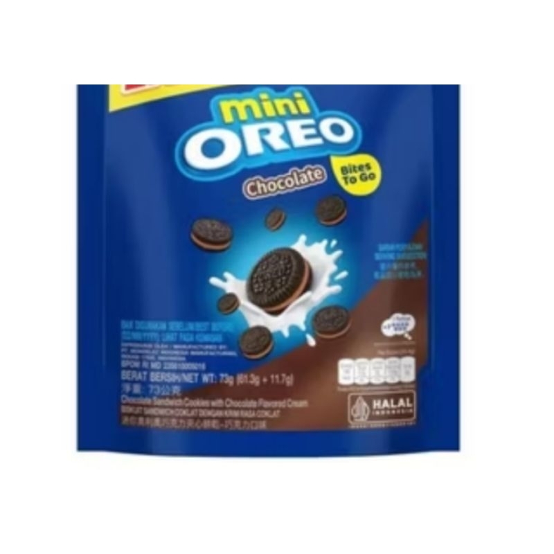 Jual Oreo Mini Coklat bites to go 61,3gr | Shopee Indonesia