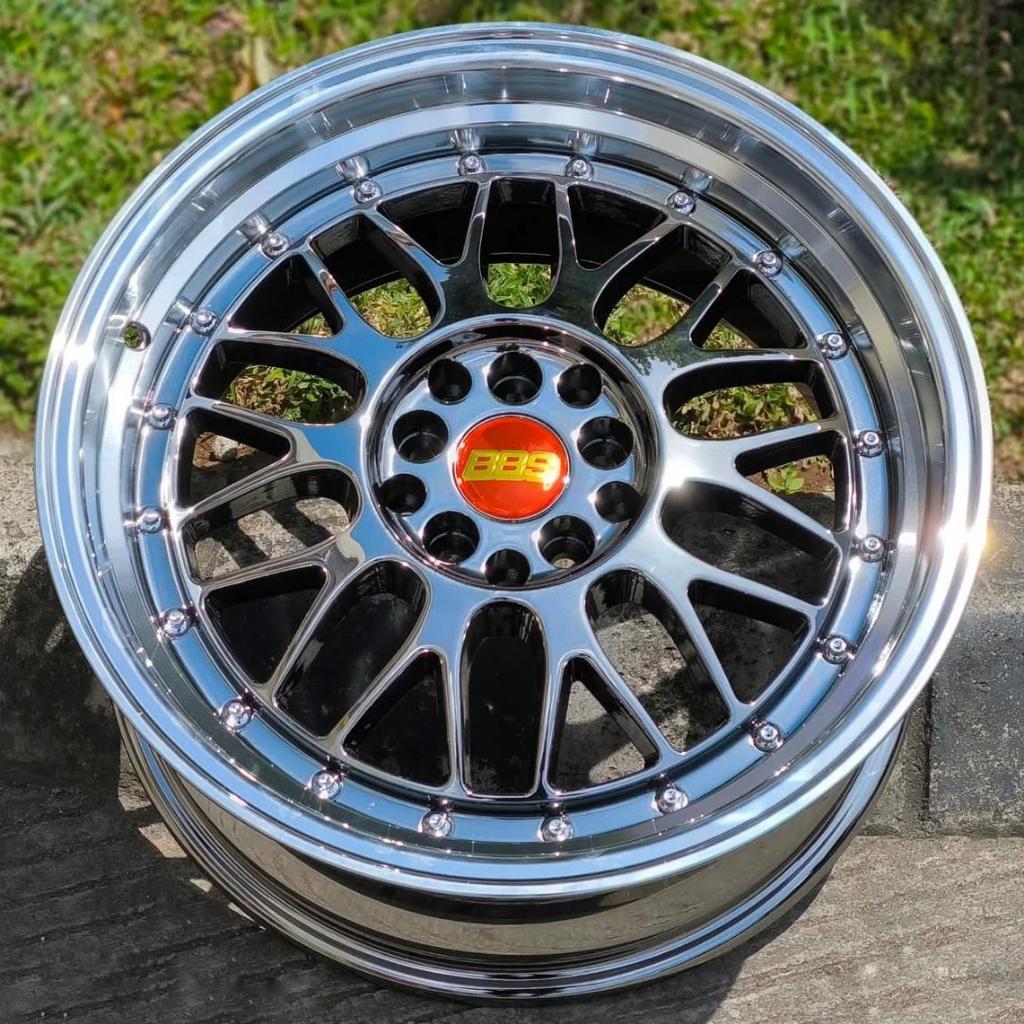 Jual VELG BBS LM RING 17 LEBAR 7.5/8,5 PCD 10X100/114, ET 30/35 WARNA BLACK CHROME - VELG MOBIL ...